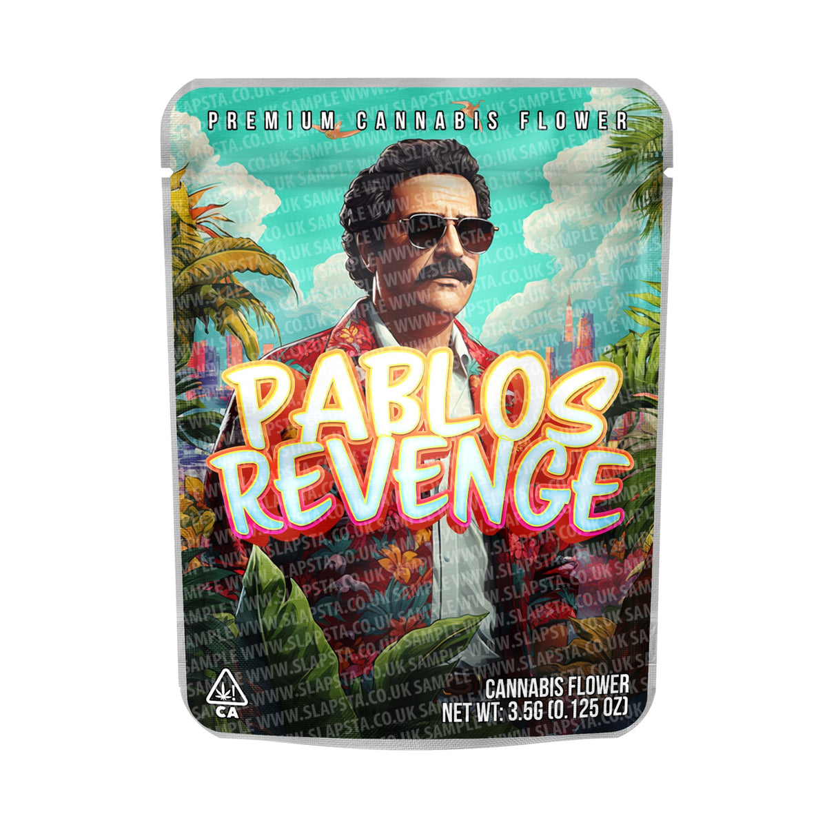 SLAPSTA - Pablos Revenge Mylar Pouches Pre-Labeled
