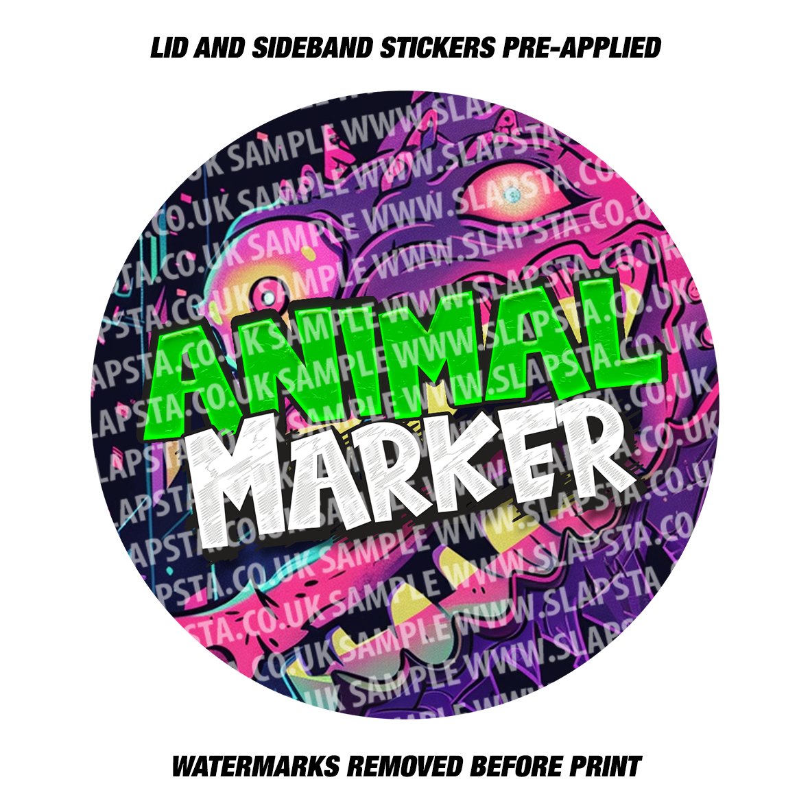 Lime Push-Pop UV Strain Storage Jars | SLAPSTA