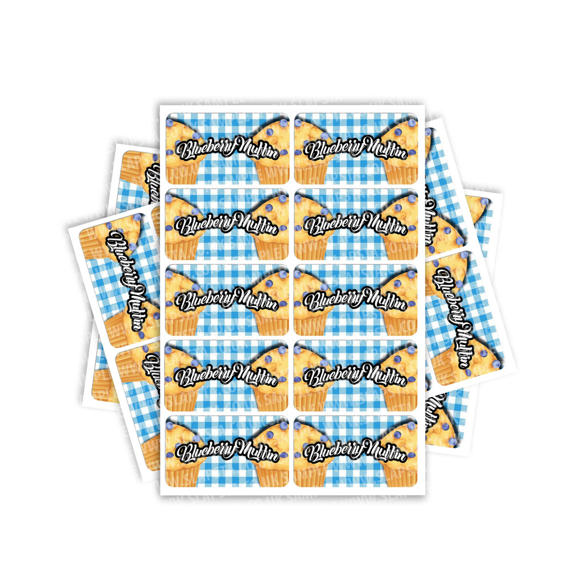 SLAPSTA - Blueberry Muffin Rectangle / Pre-Roll Labels