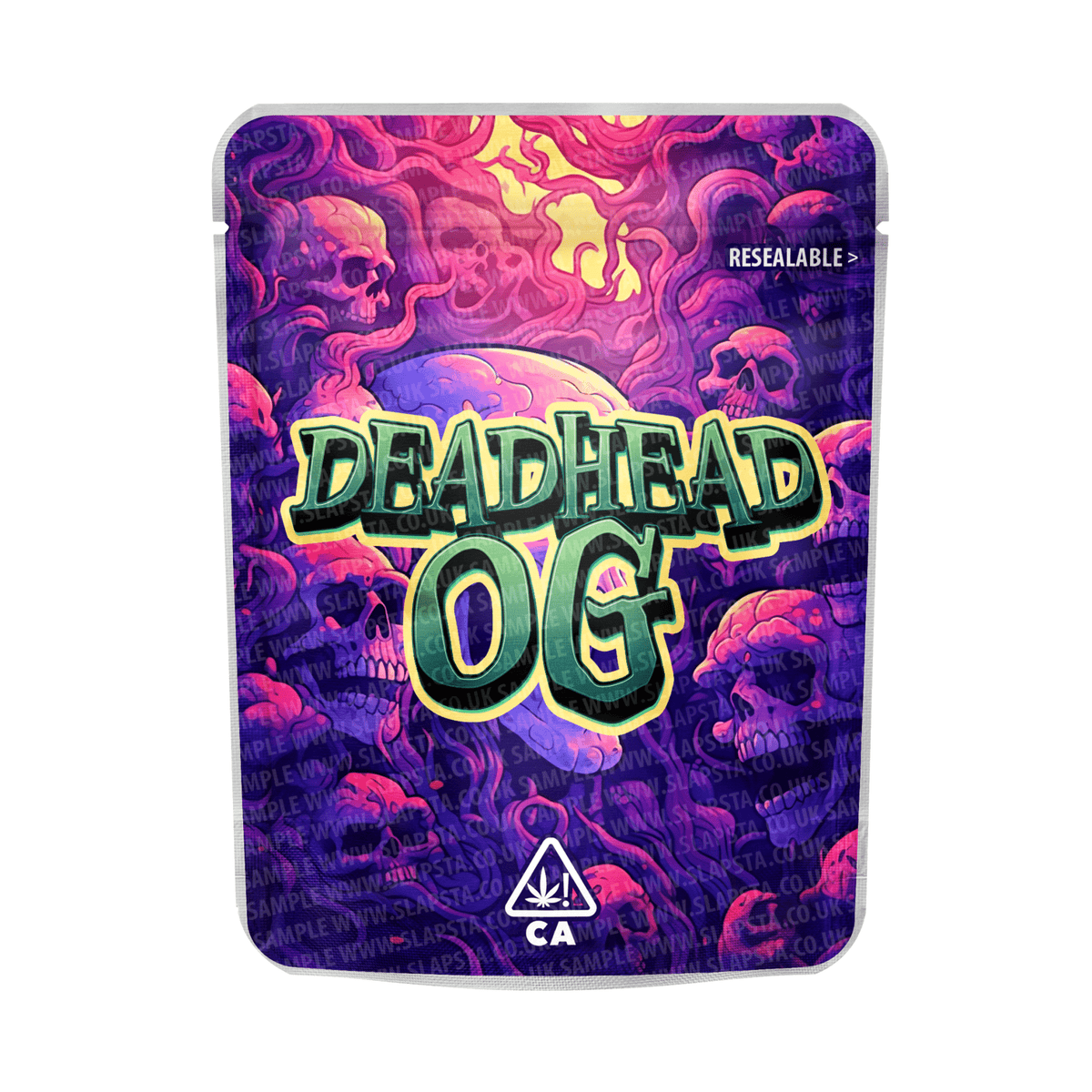 SLAPSTA - Deadhead OG Mylar Pouches Pre-Labeled