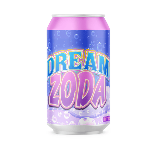 Dream Zoda 3.5g Clear Plastic Soda Cans | SLAPSTA