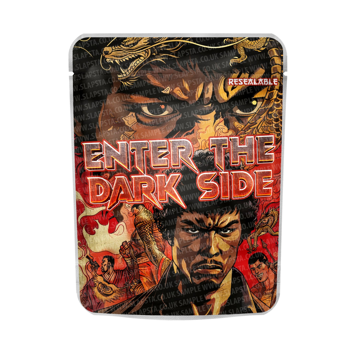 SLAPSTA - Enter The Darkside Mylar Pouches Pre-Labeled