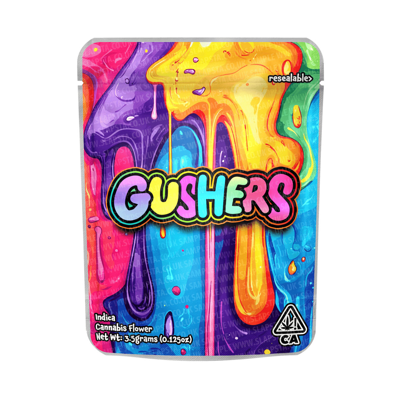SLAPSTA - Gushers Mylar Pouches Pre-Labeled