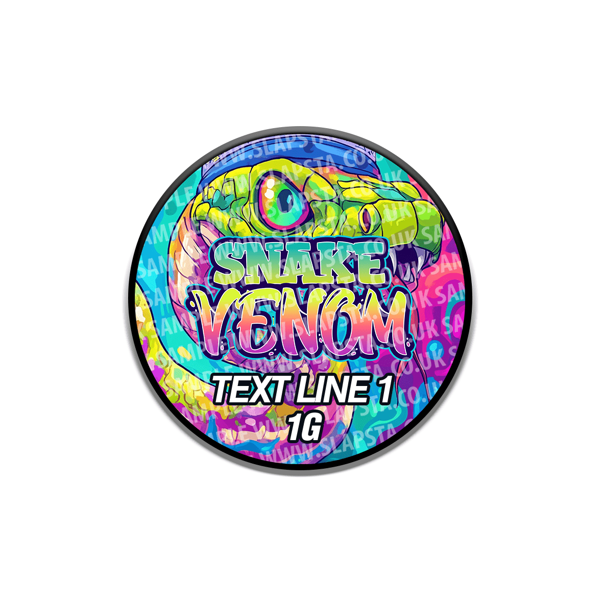 Snake Venom 7ml Glass Concentrate Jars | SLAPSTA