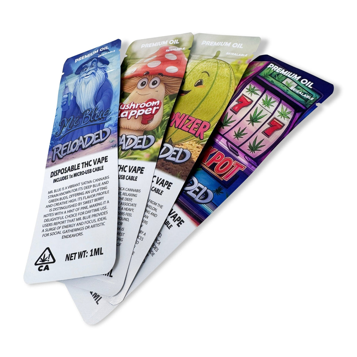 Custom Standard Stand-Up (3.5g) - Direct Print Mylar Bags | SLAPSTA