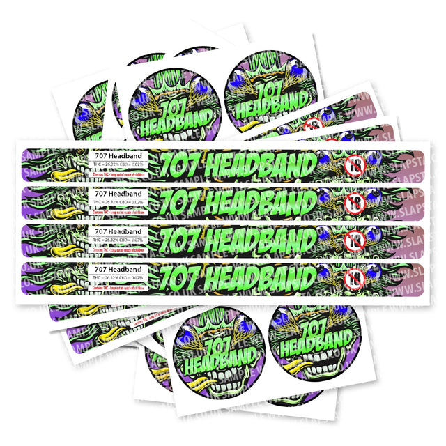 SLAPSTA - 707 Headband Pressitin Strain Labels