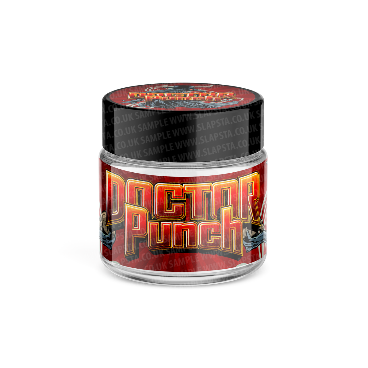 SLAPSTA - Doctor Punch Glass Jars Pre-Labeled