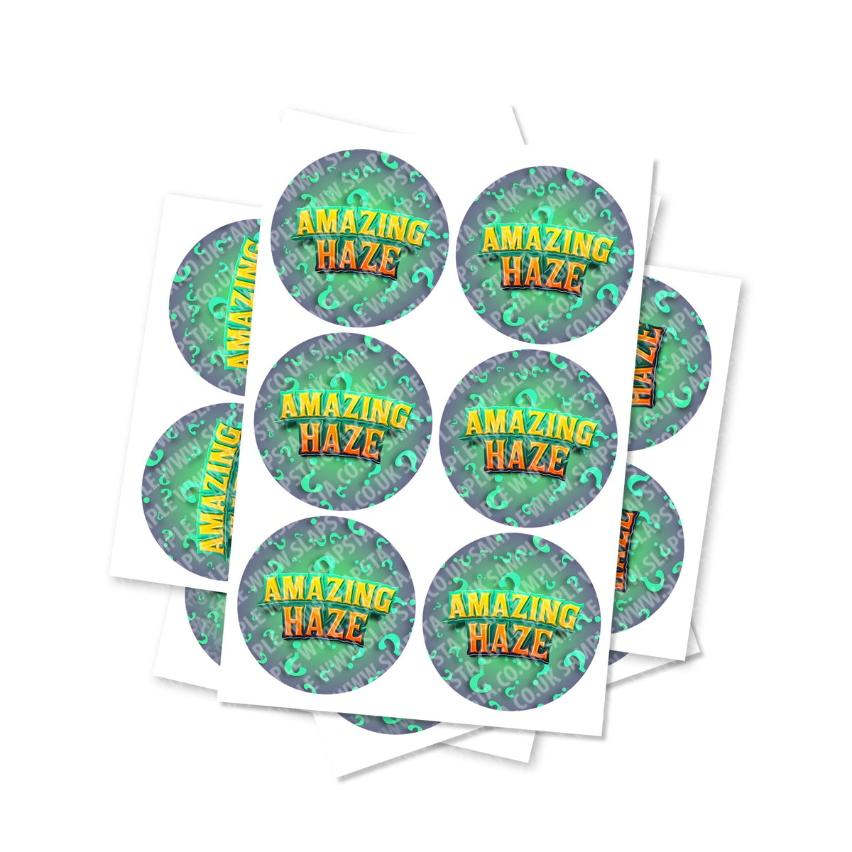 SLAPSTA - Amazing Haze Circular Stickers