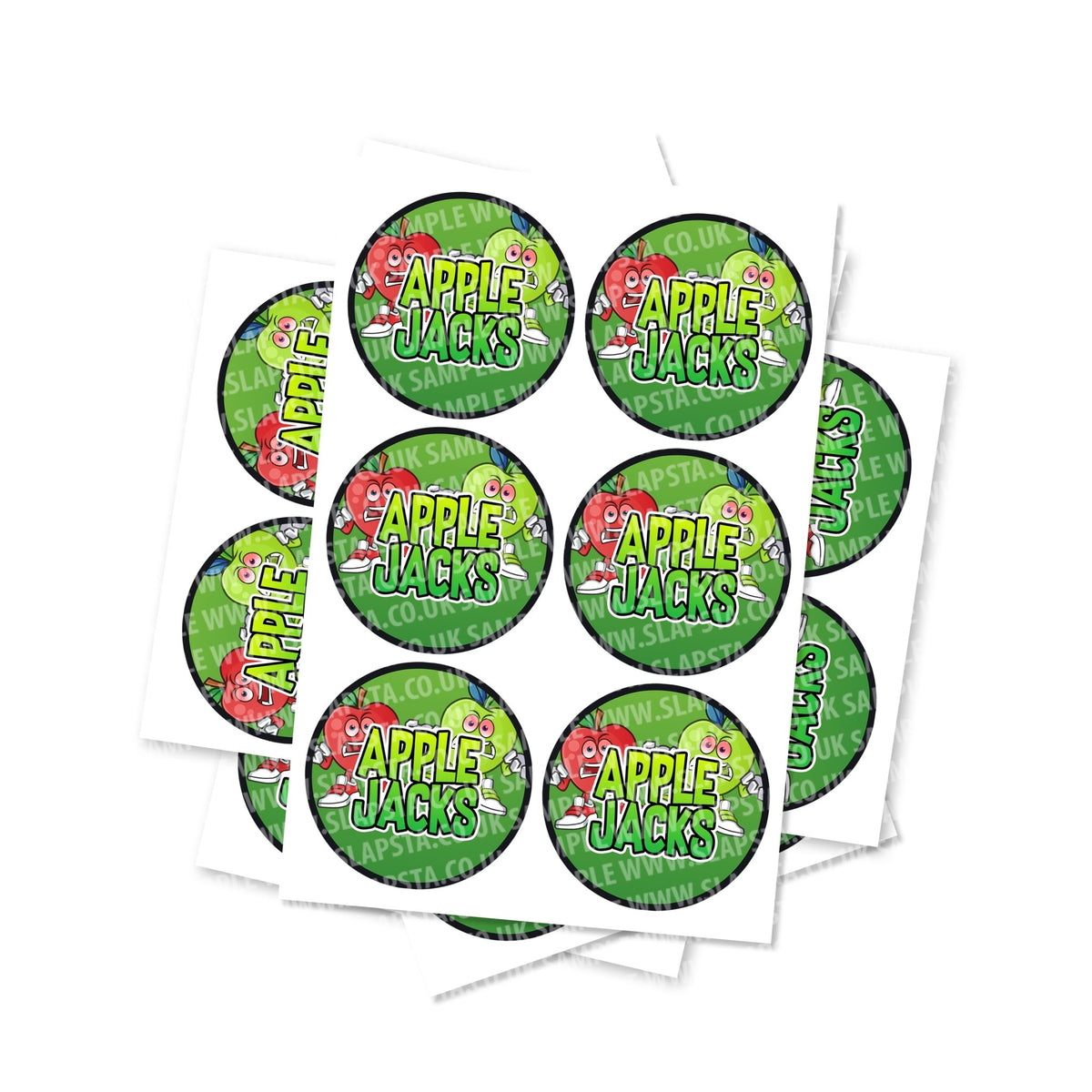 SLAPSTA - Apple Jacks Circular Stickers