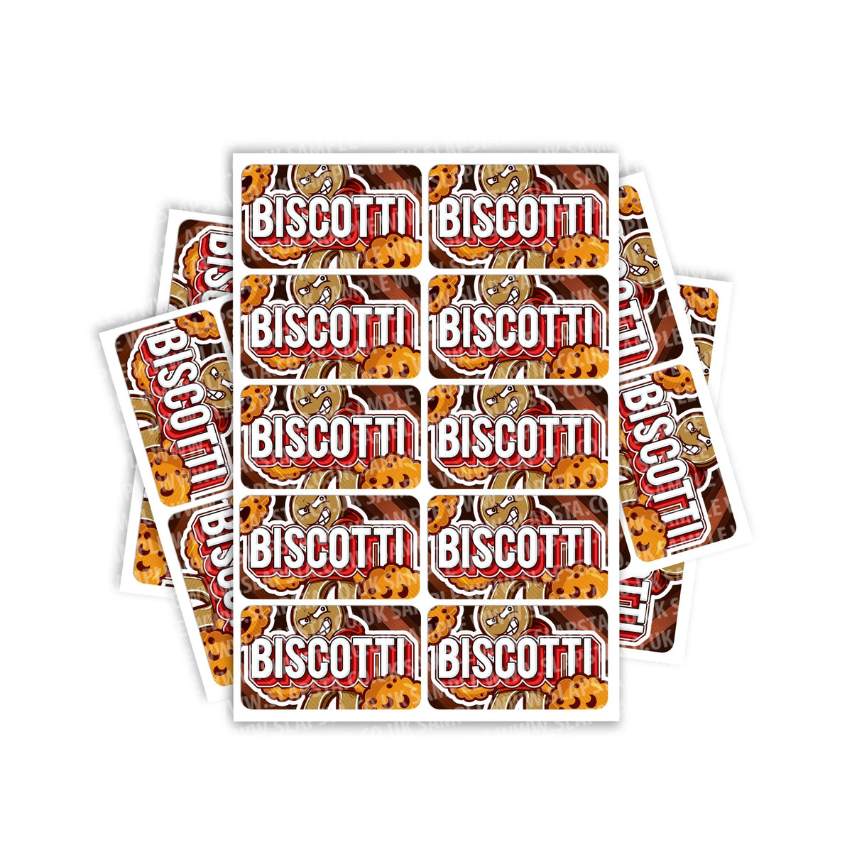 SLAPSTA - Biscotti Rectangle / Pre-Roll Labels