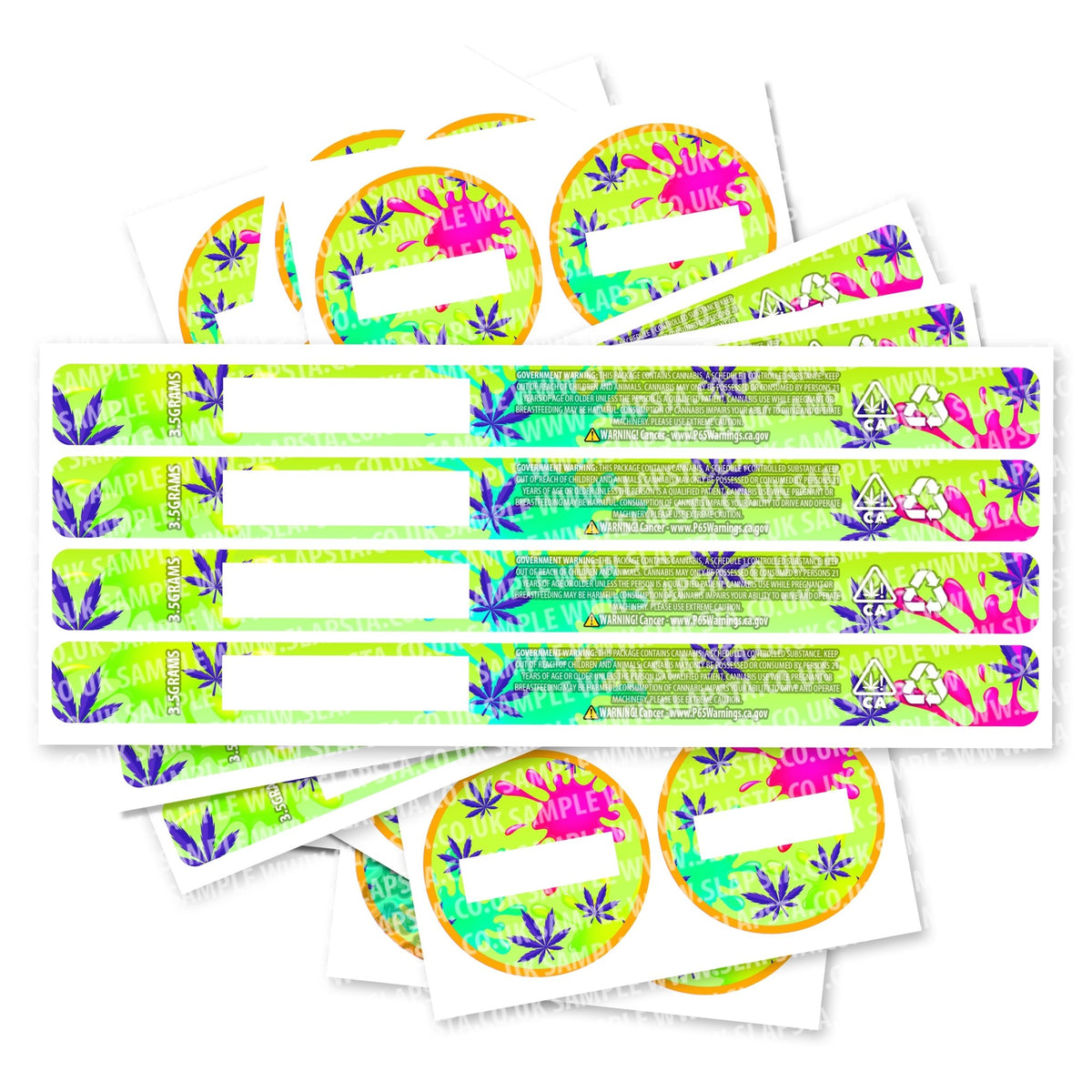 SLAPSTA - Blank Pressitin Strain Labels