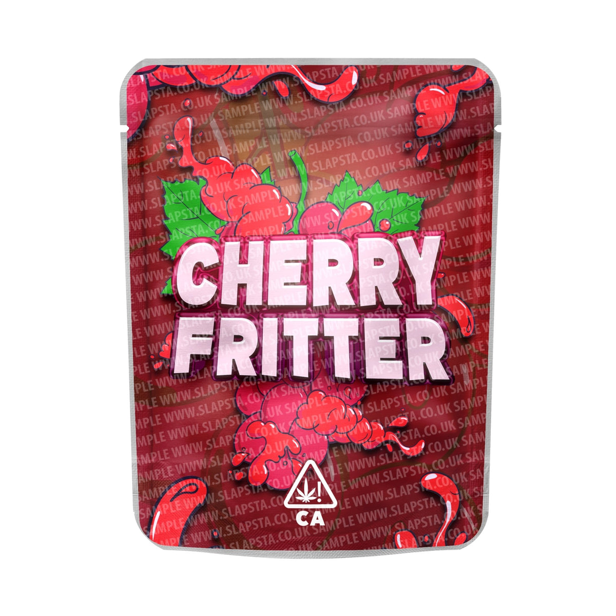 SLAPSTA - Cherry Fritter Mylar Pouches Pre-Labeled