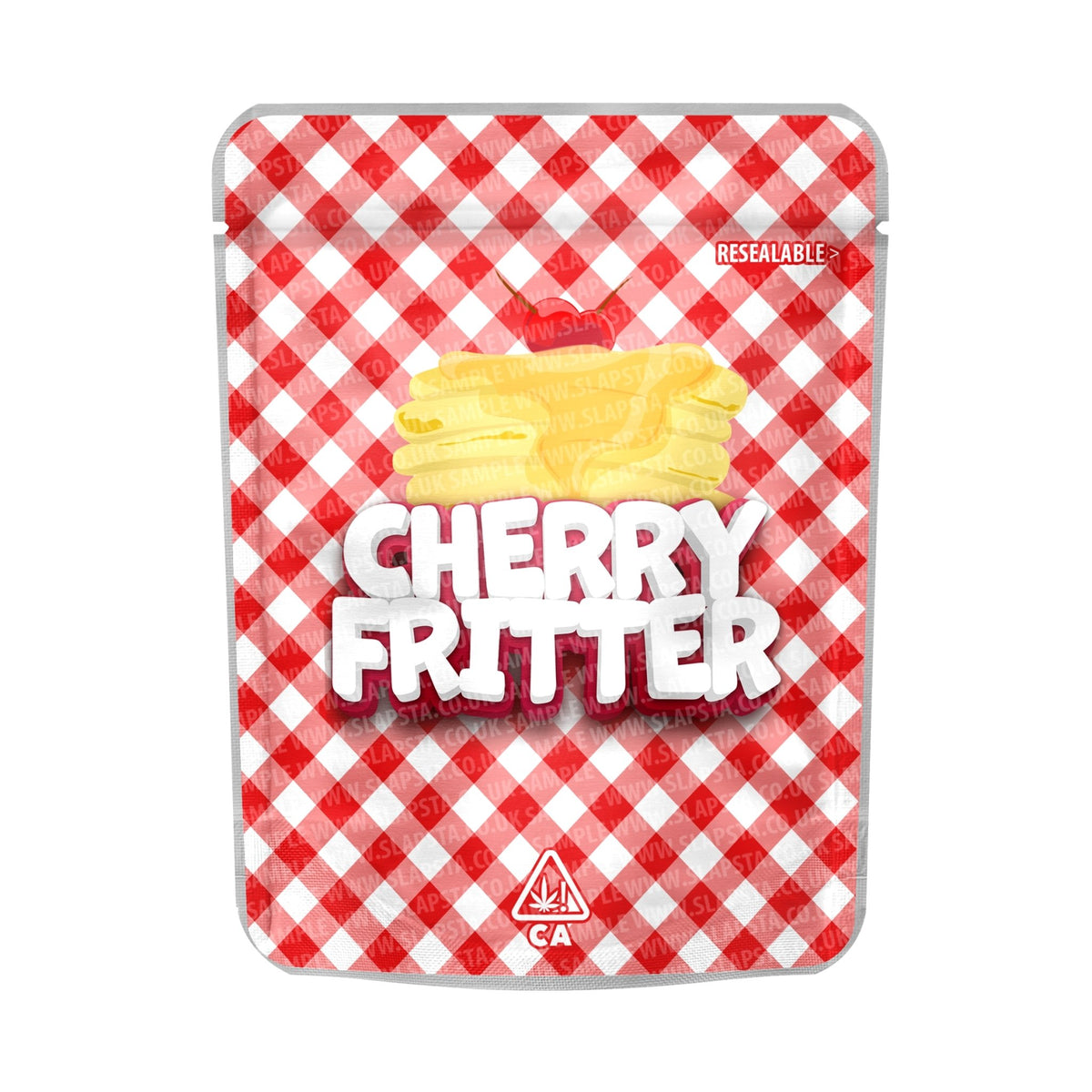 SLAPSTA - Cherry Fritter Mylar Pouches Pre-Labeled