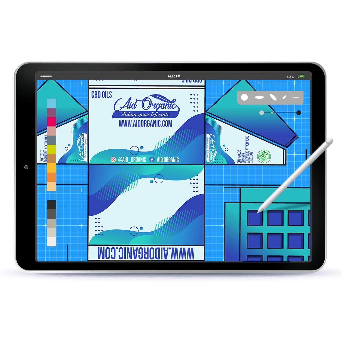 SLAPSTA - Complex Packaging Design (Multiple Sides)