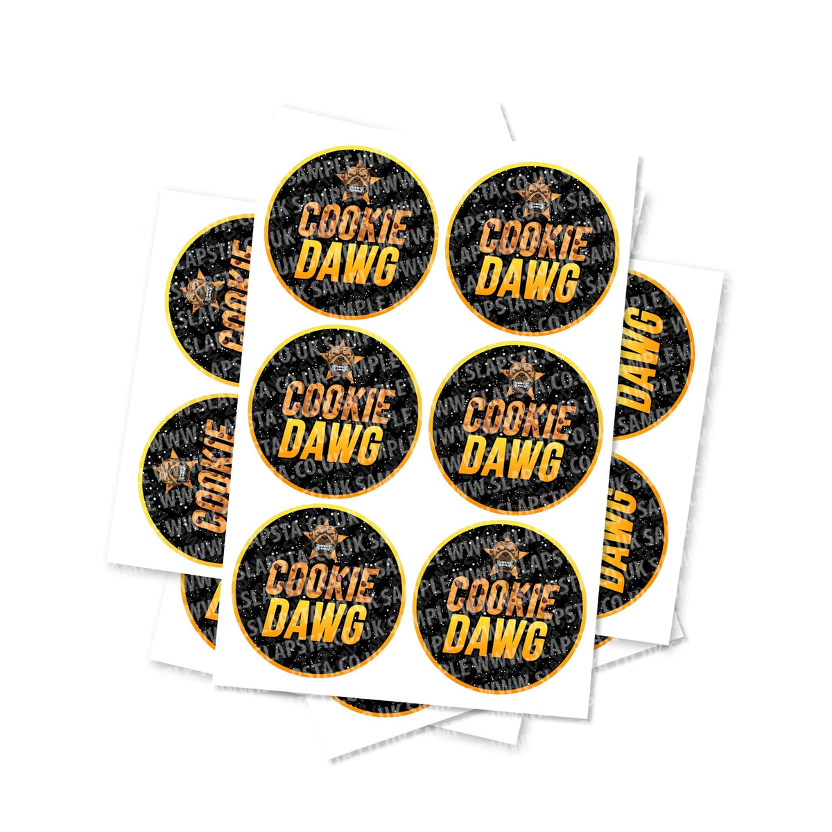 SLAPSTA - Cookie Dawg Circular Stickers