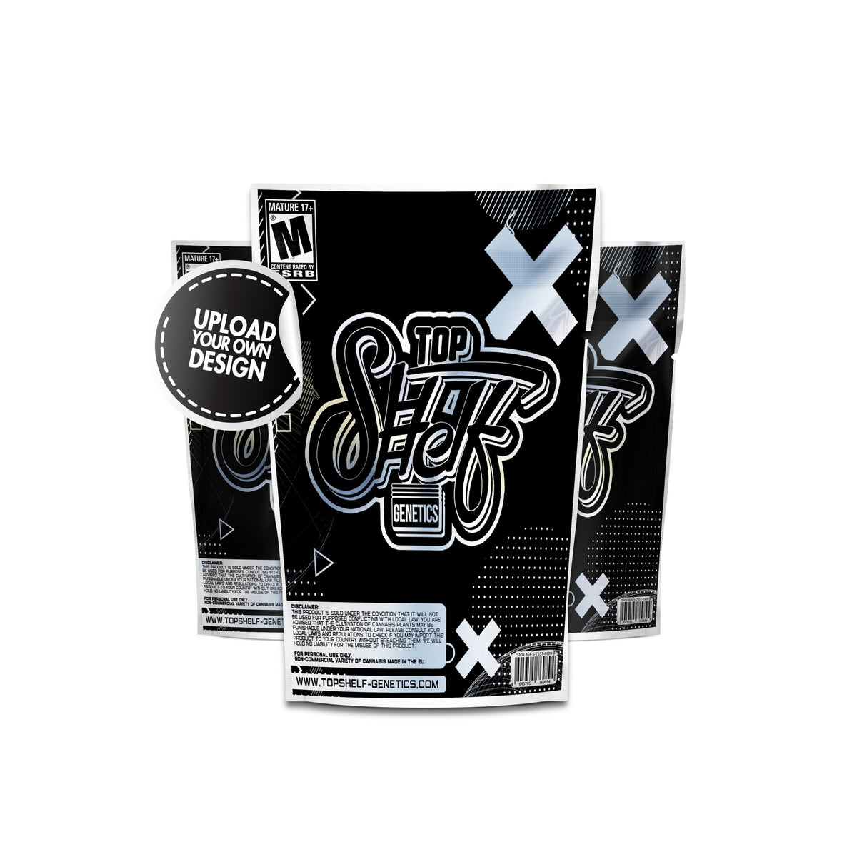 SLAPSTA - Custom 1-2g Mylar Sticker Bags