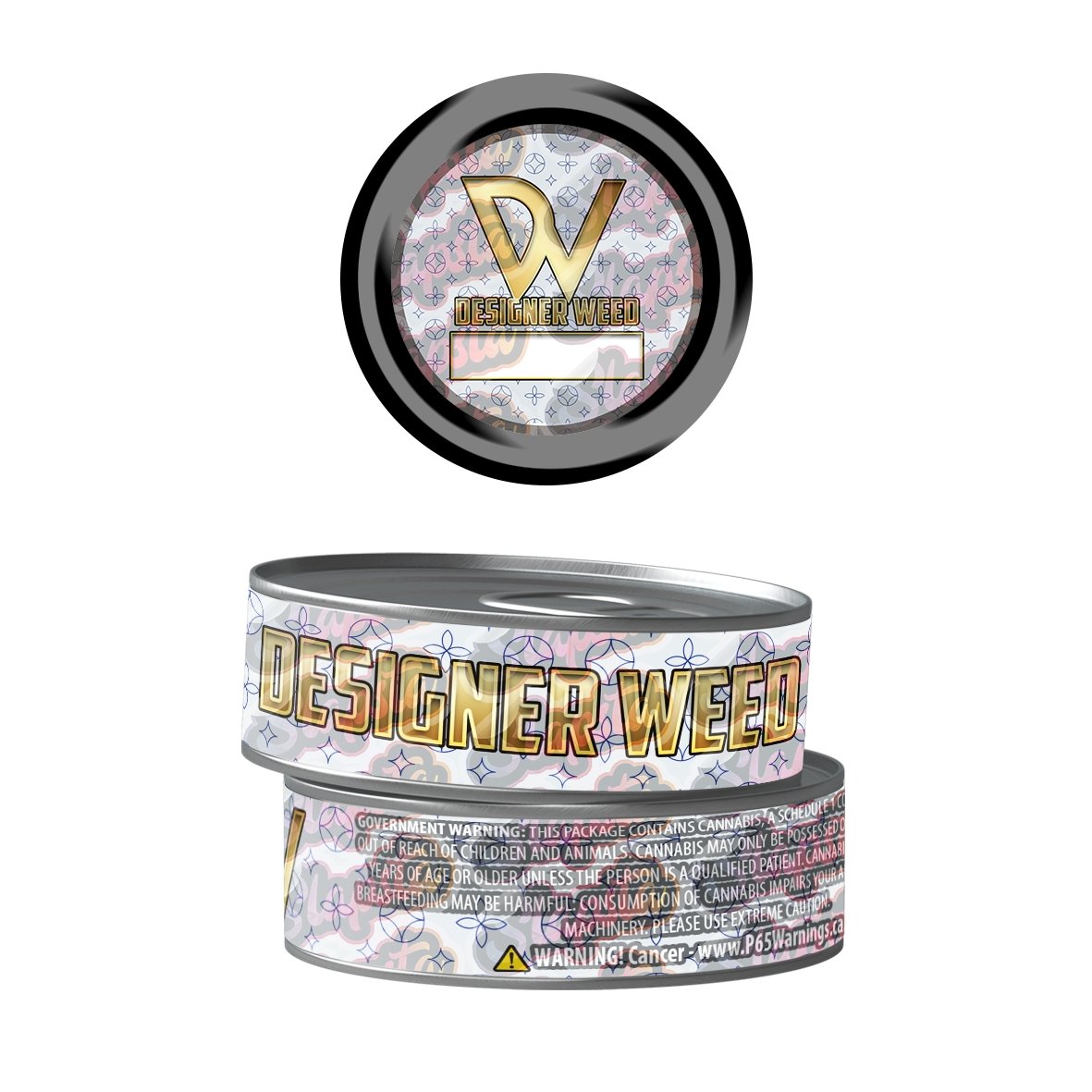 SLAPSTA - Designer Weed Pre-Labeled 3.5g Self-Seal Tins