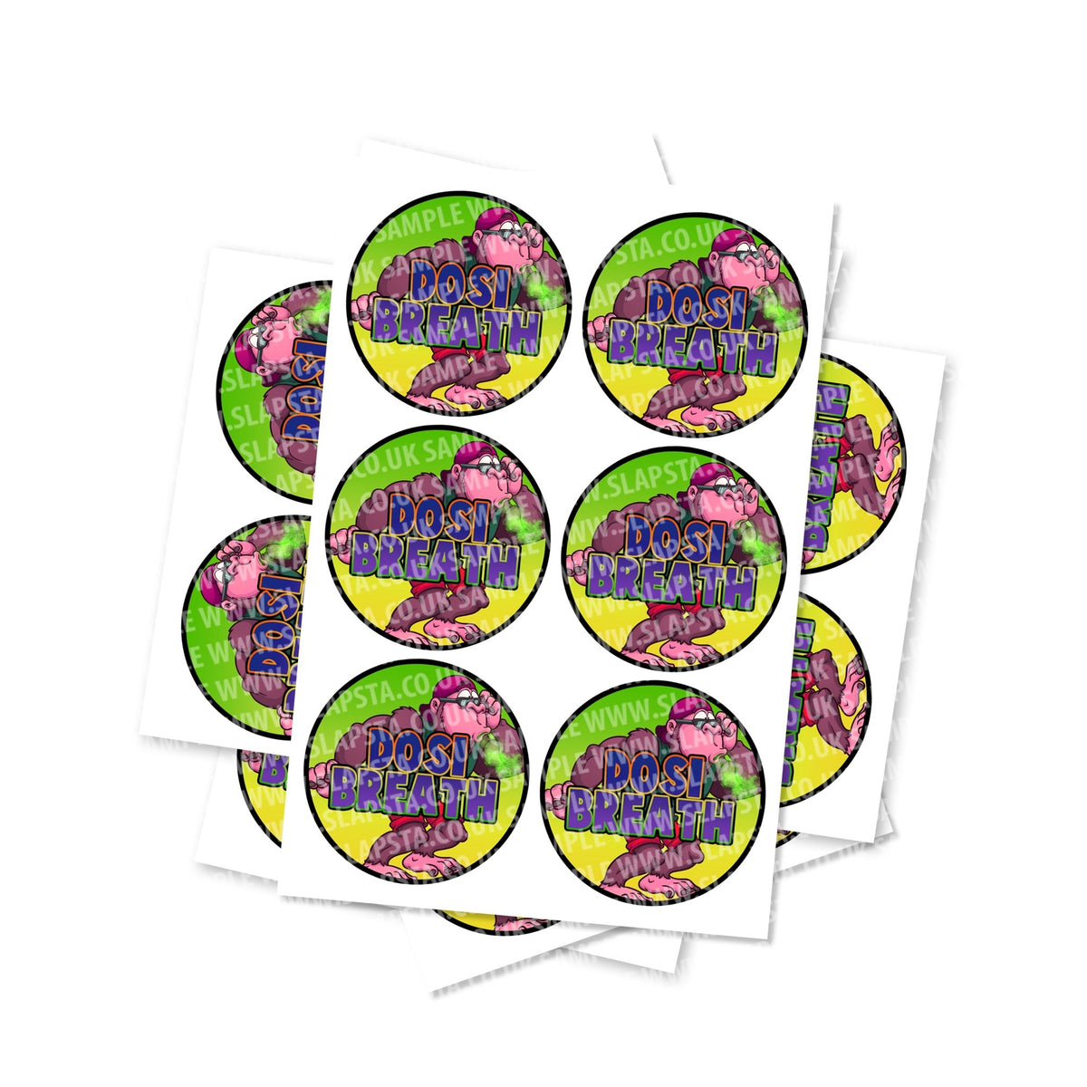 SLAPSTA - Dosi Breath Circular Stickers