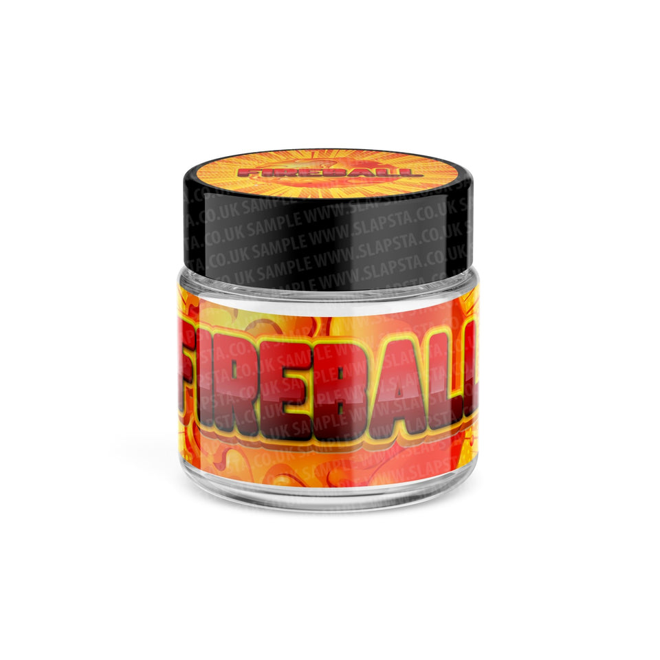 SLAPSTA - Fireball Glass Jars Pre-Labeled