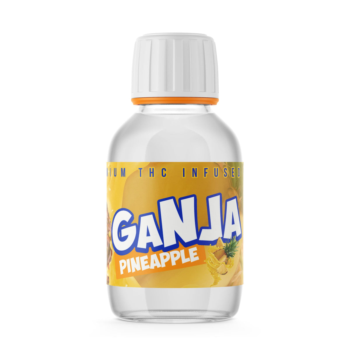 Pineapple Flavour 60ml THC Syrup Bottles | SLAPSTA