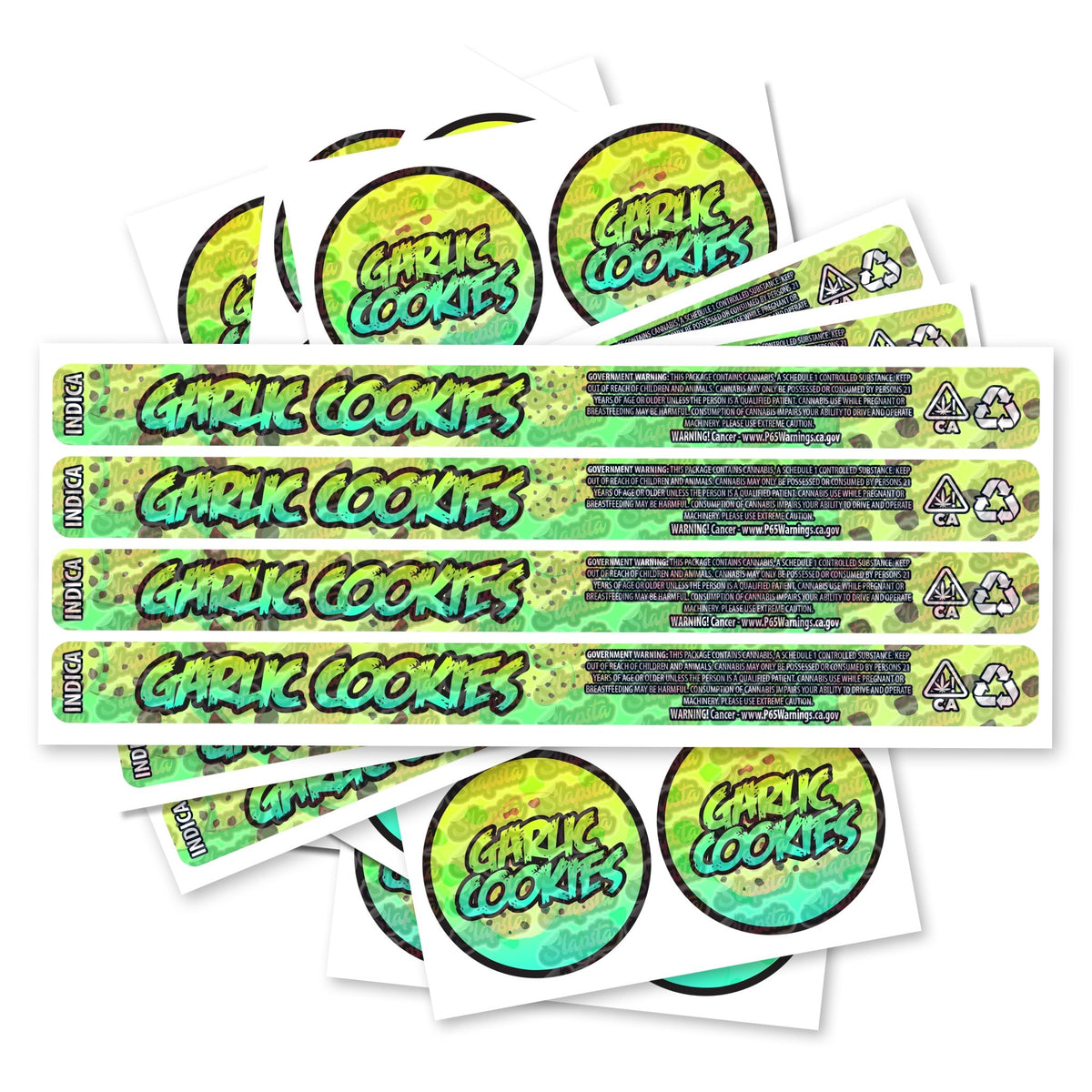 SLAPSTA - Garlic Cookies Pre-Labeled 3.5g Self-Seal Tins