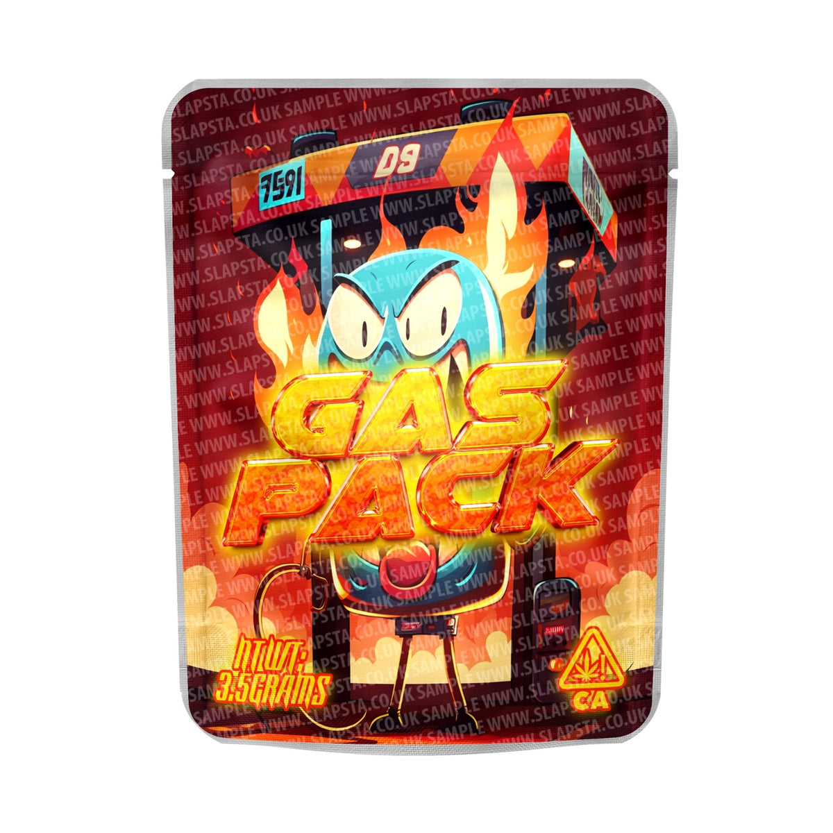 SLAPSTA - Gas Pack Mylar Pouches Pre-Labeled
