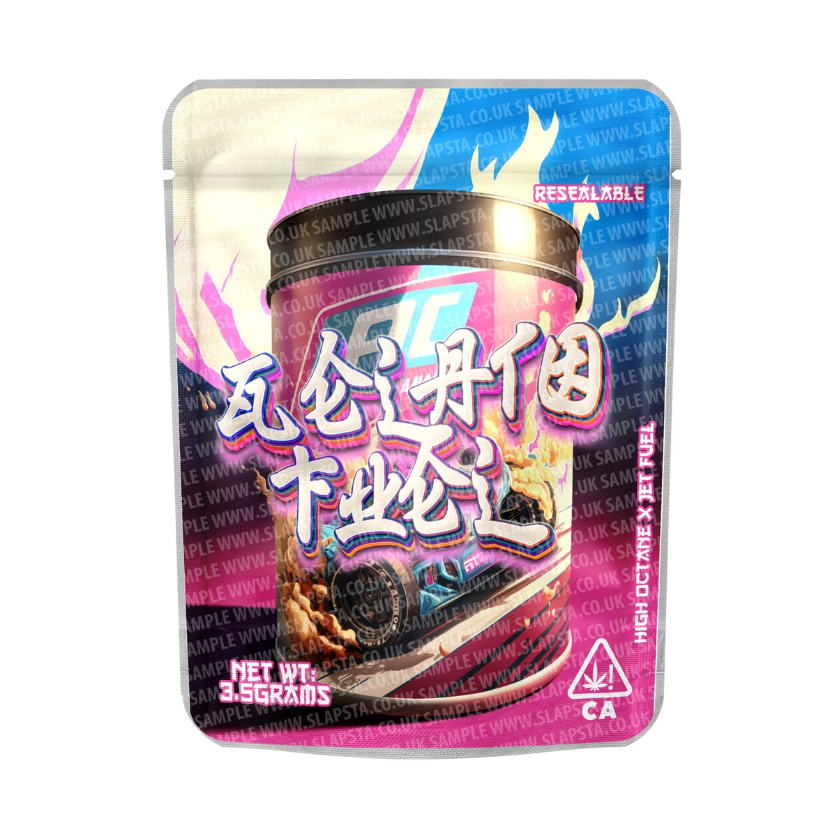 SLAPSTA - Gelato Mylar Pouches Pre-Labeled