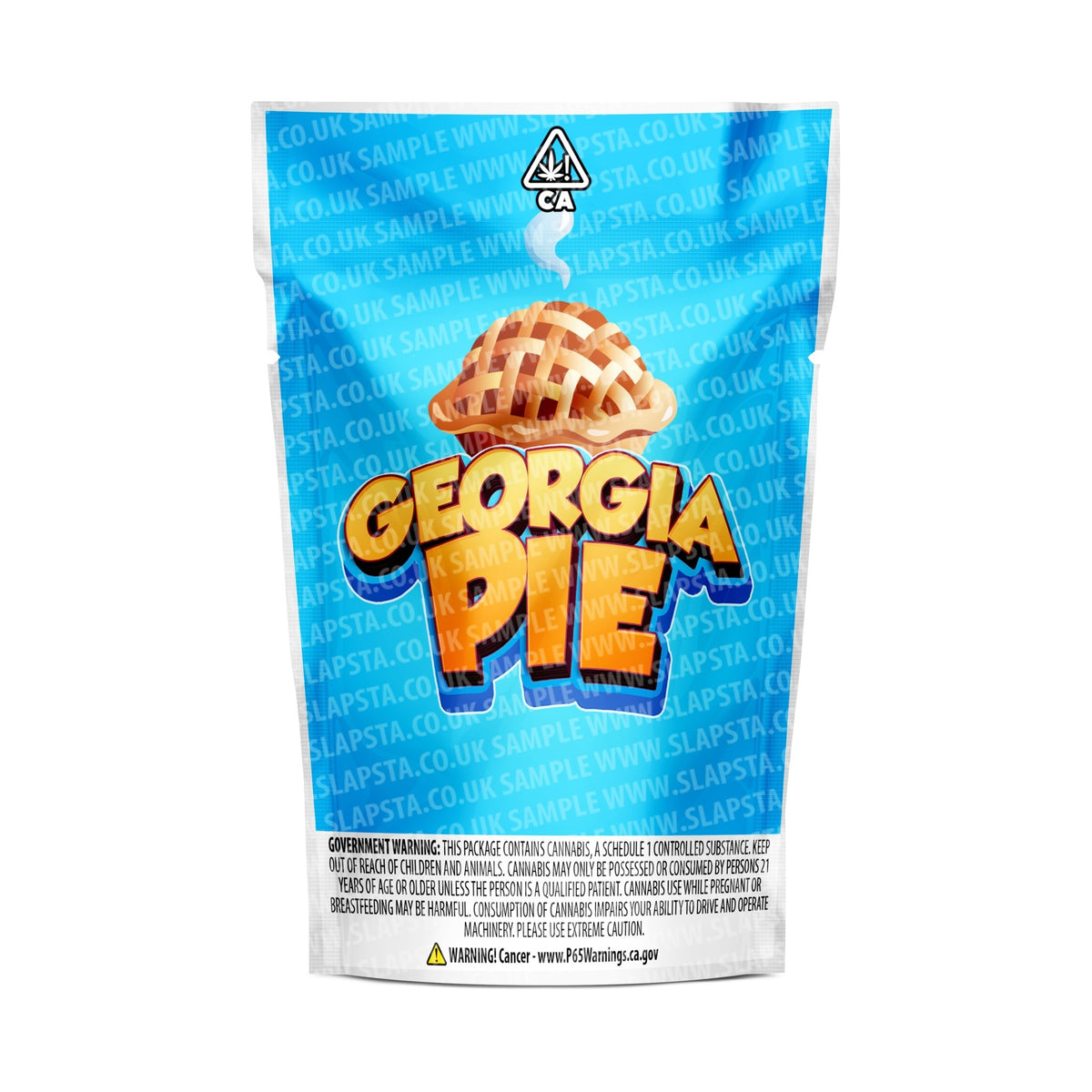 SLAPSTA - Georgia Pie Mylar Pouches Pre-Labeled