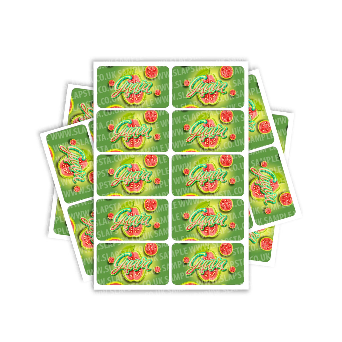 SLAPSTA - Guava Rectangle / Pre-Roll Labels