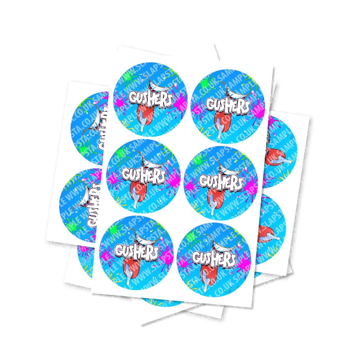 SLAPSTA - Gushers Circular Stickers