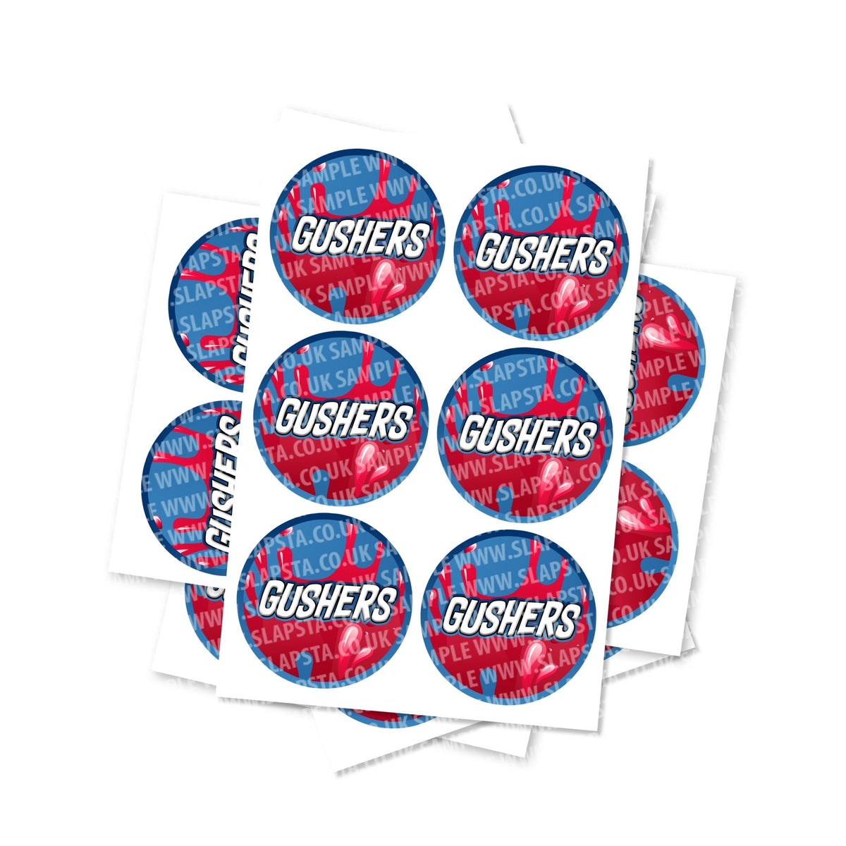 SLAPSTA - Gushers Circular Stickers