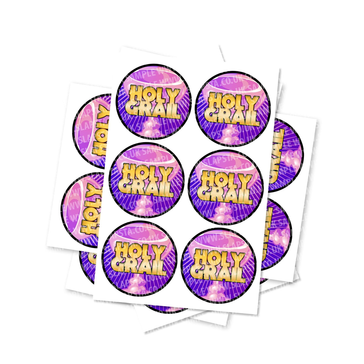 SLAPSTA - Holy Grail Circular Stickers