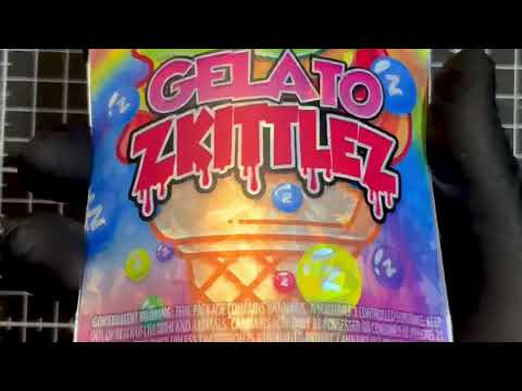 Blue Zushi Holographic Prism Mylar Bags | SLAPSTA