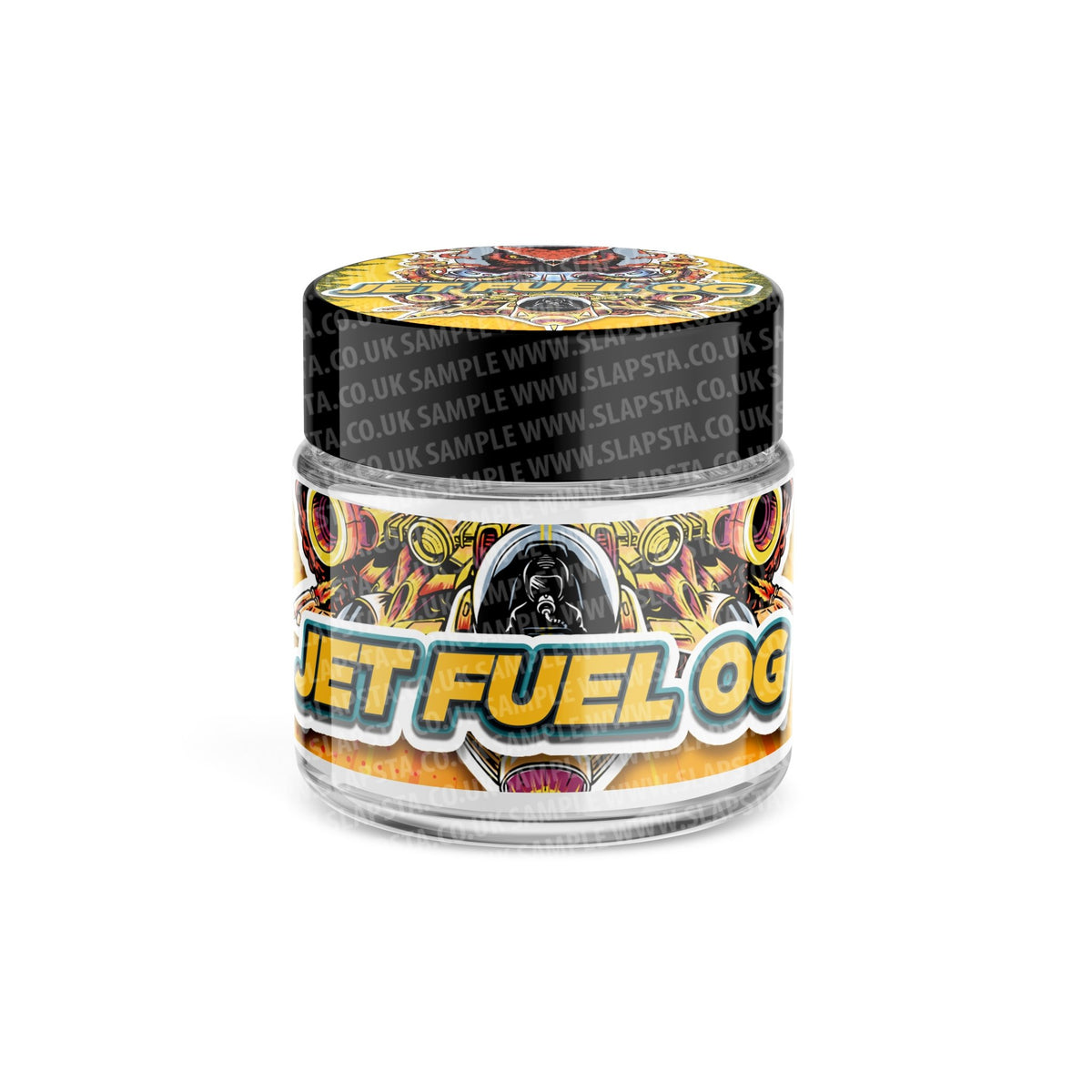 SLAPSTA - Jet Fuel OG Glass Jars Pre-Labeled