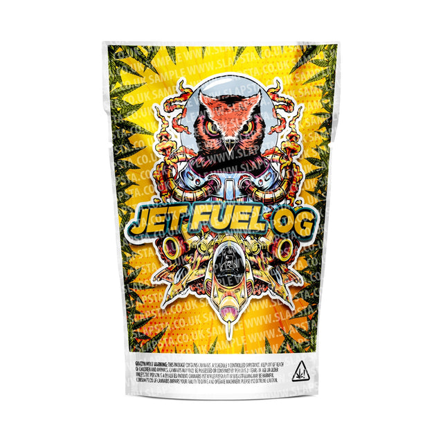 SLAPSTA - Jet Fuel OG Mylar Pouches Pre-Labeled