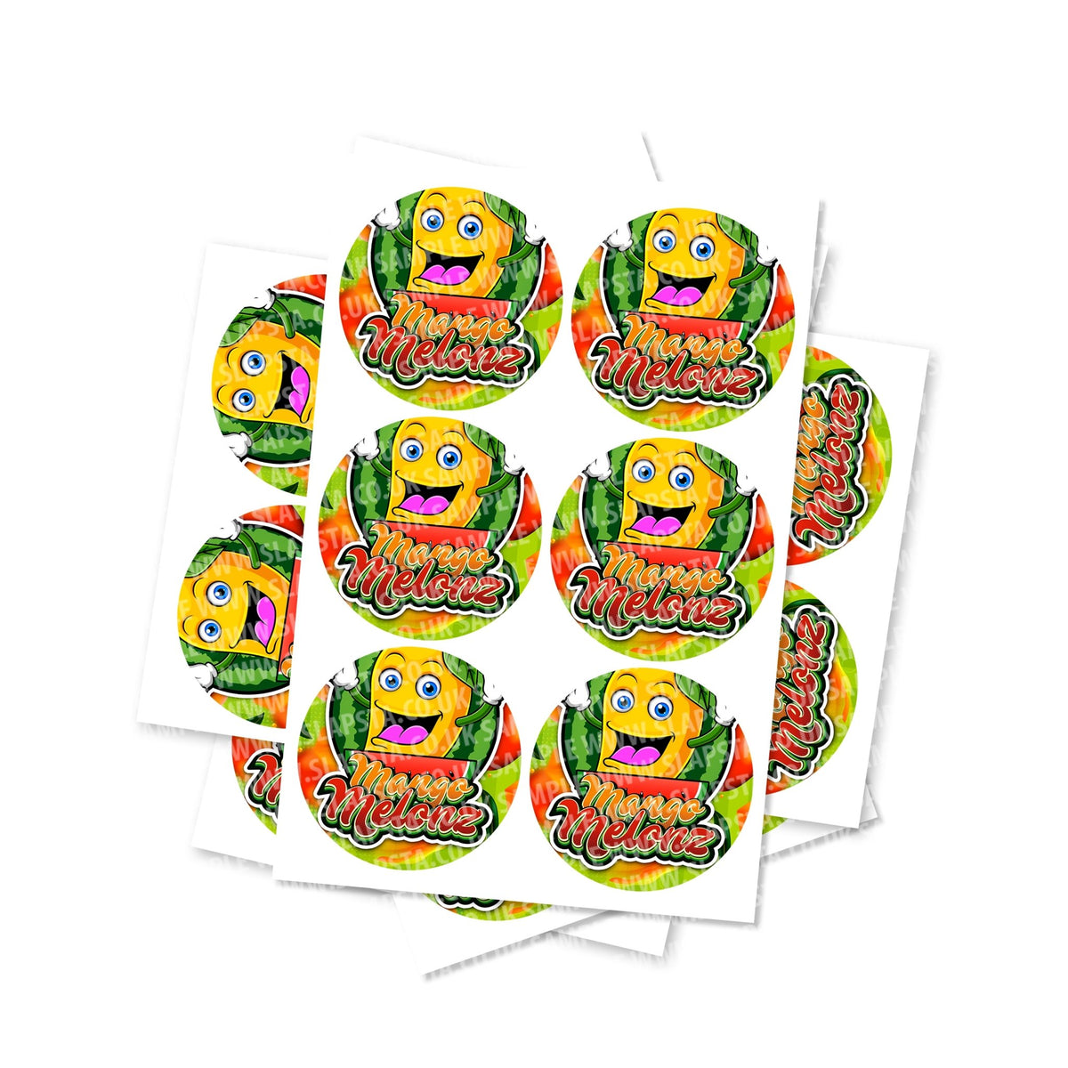 SLAPSTA - Mango Melons Circular Stickers