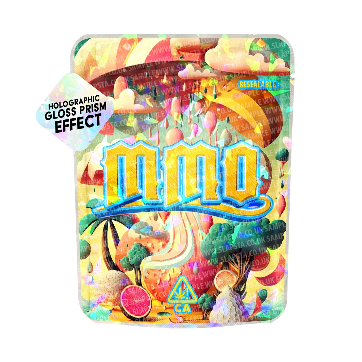 MMO Holographic Prism Mylar Bags | SLAPSTA