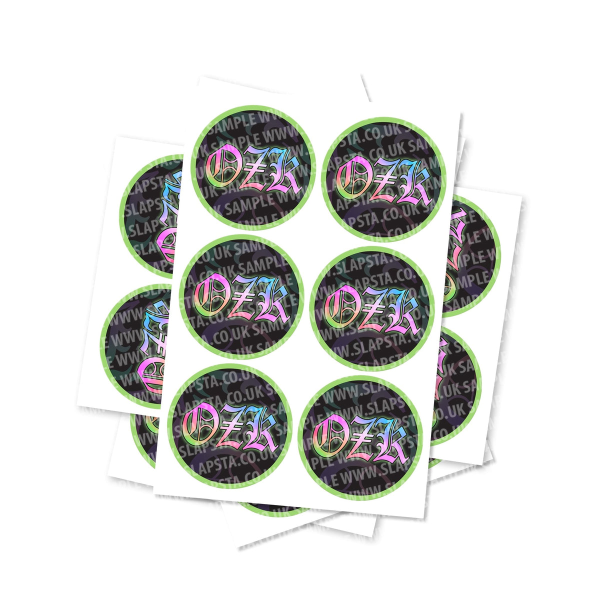 SLAPSTA - OZK Circular Stickers