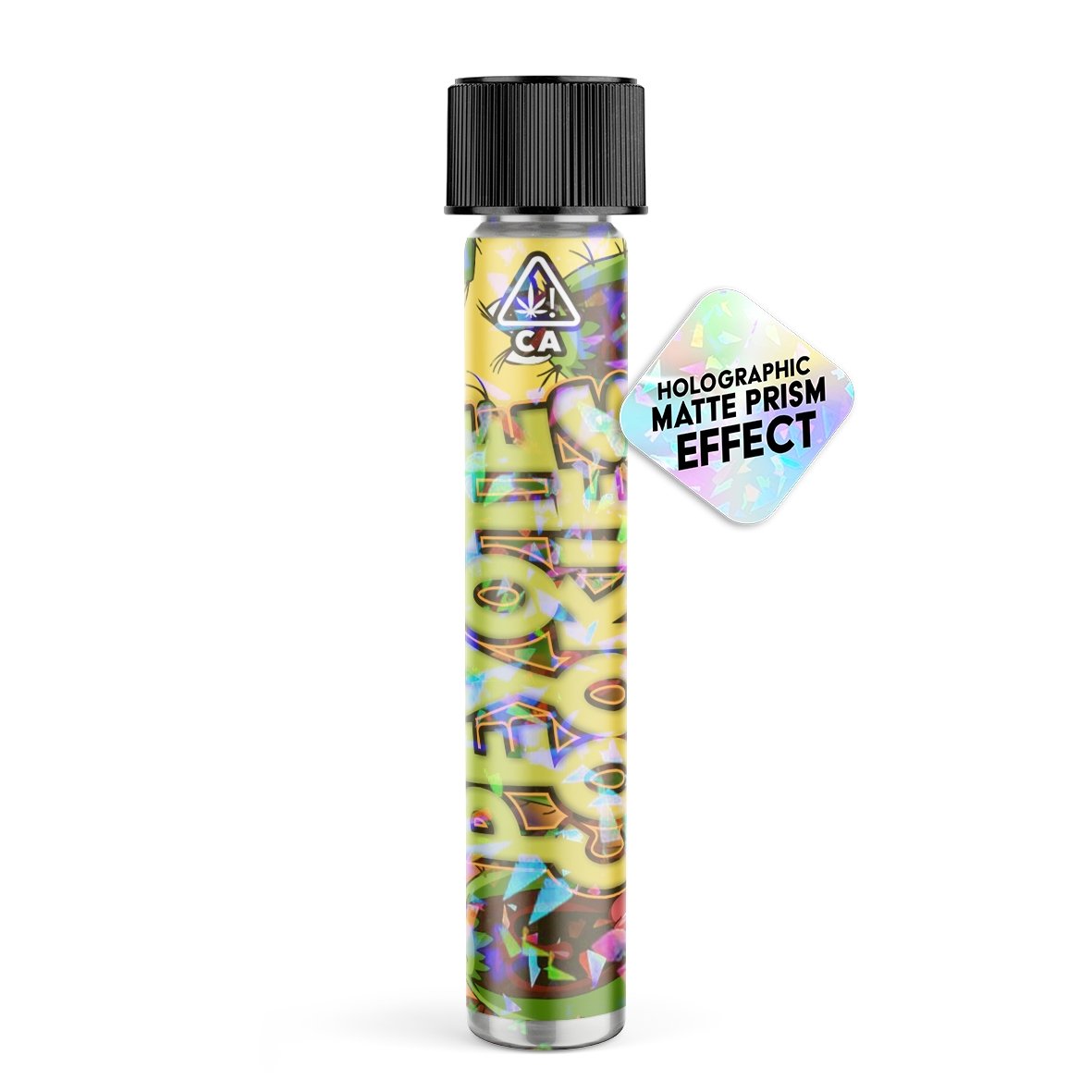 ZkittleZ Holographic Glass Pre-Roll Doob Tubes | SLAPSTA