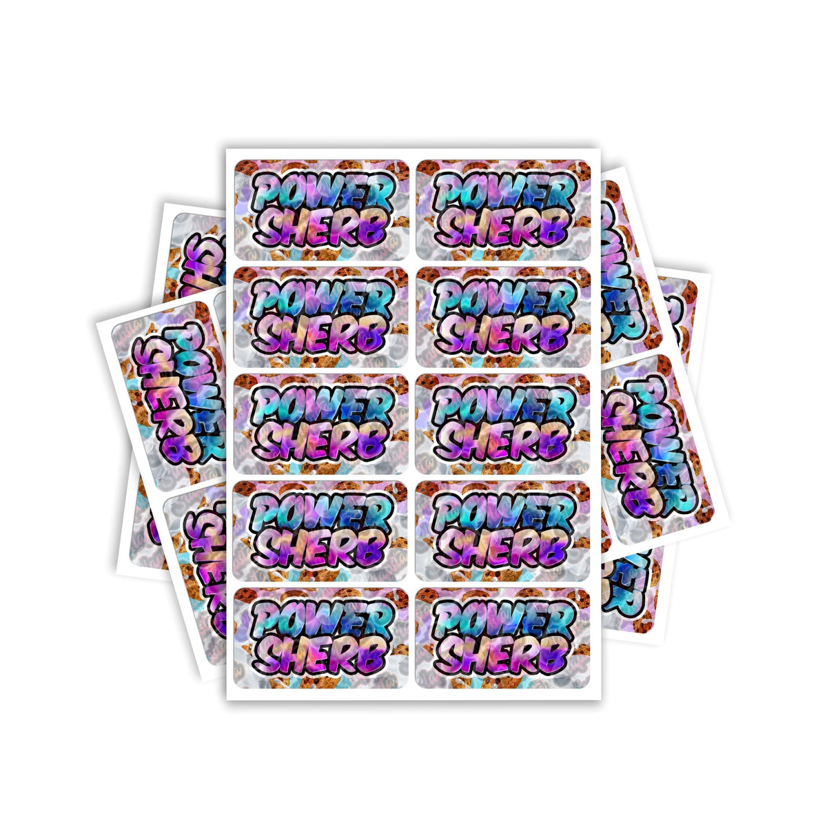 SLAPSTA - Power Sherb Rectangle / Pre-Roll Labels