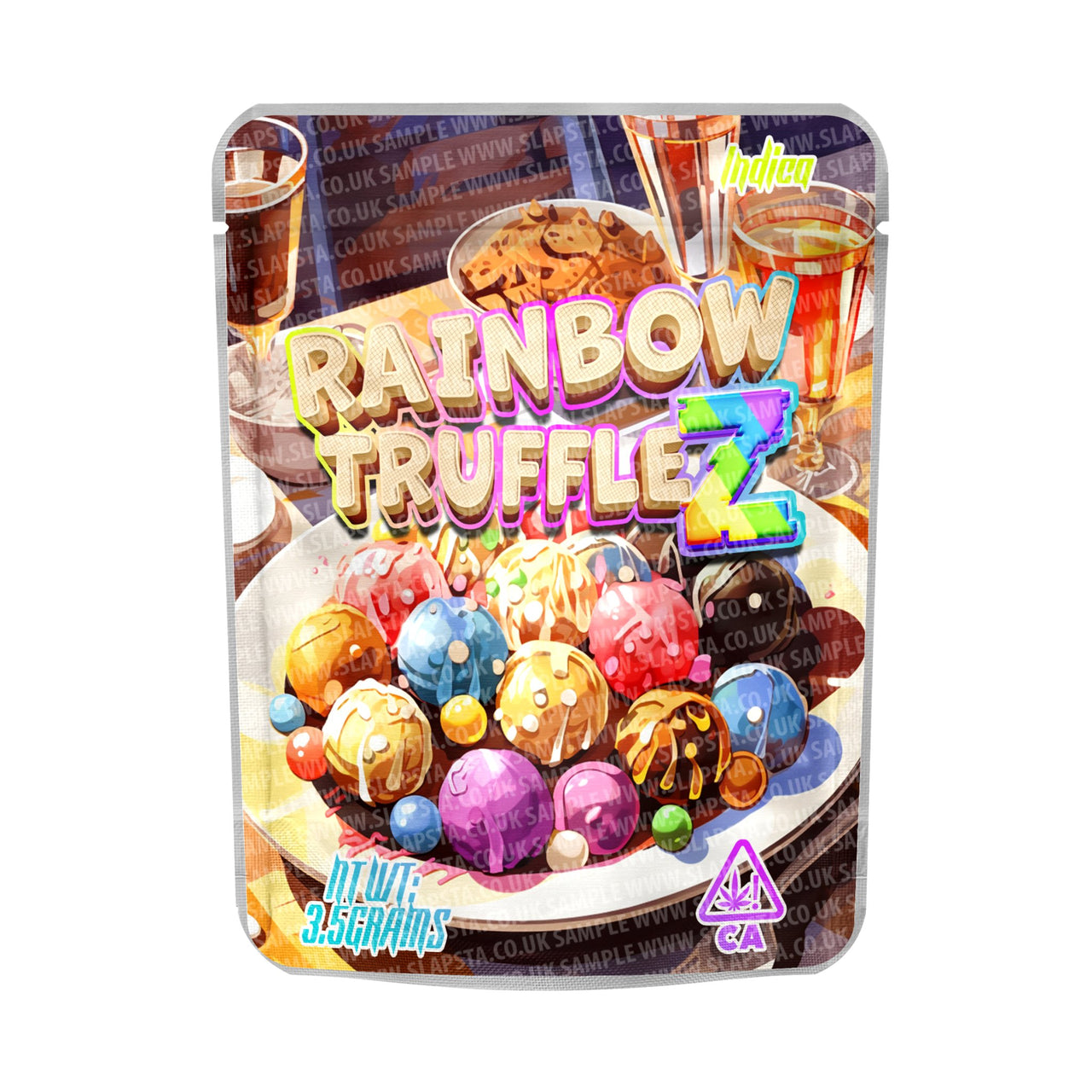 SLAPSTA - Rainbow Trufflez Mylar Pouches Pre-Labeled