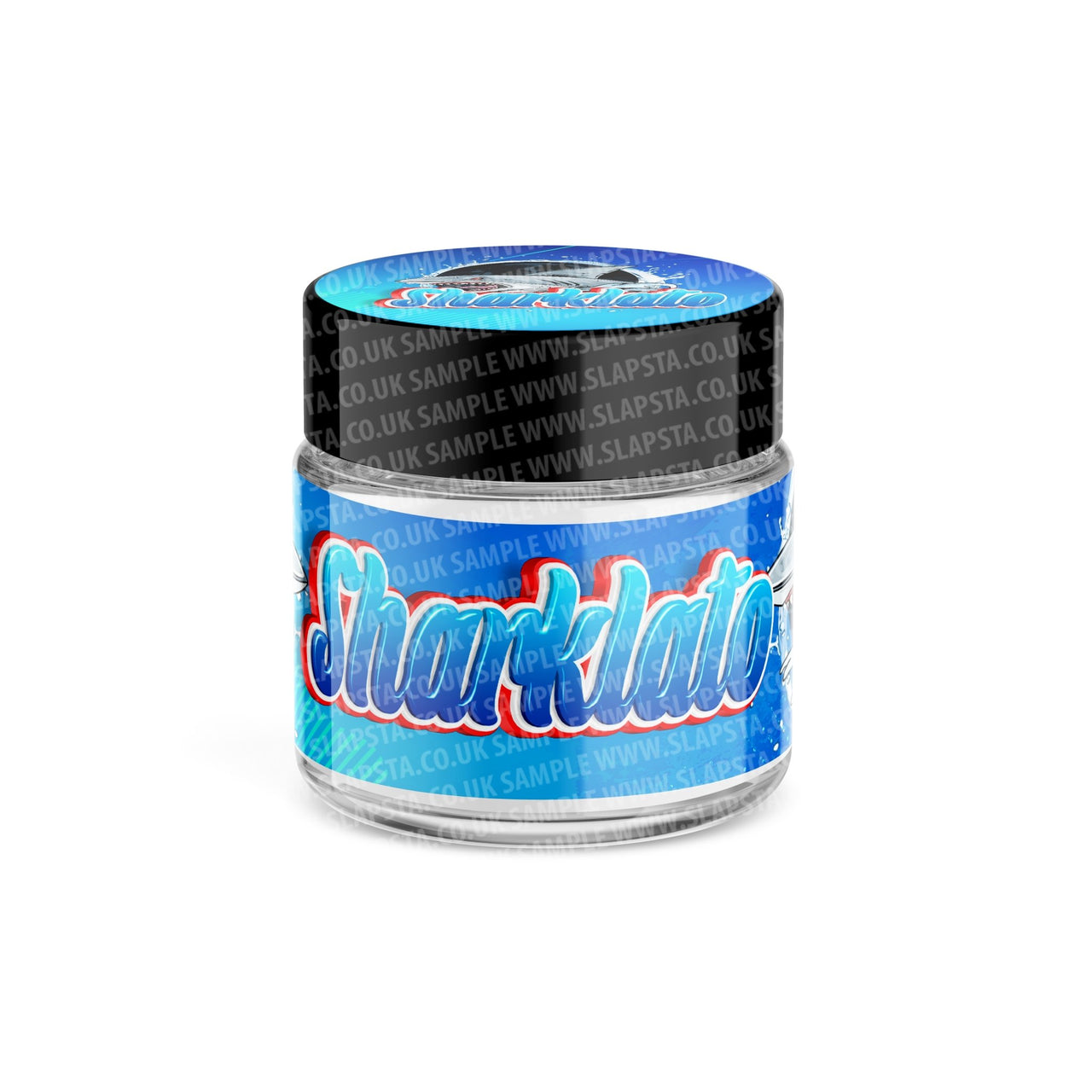 SLAPSTA - Sharklato Glass Jars Pre-Labeled