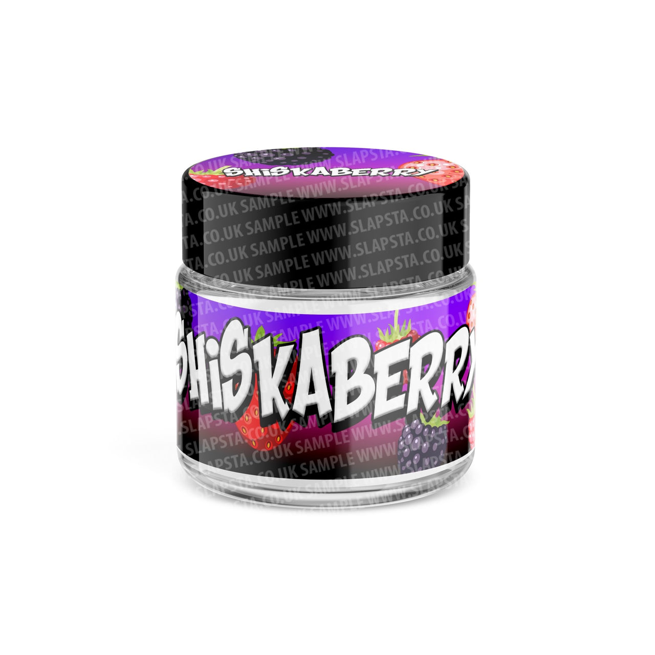 SLAPSTA - Shiskaberry Glass Jars Pre-Labeled