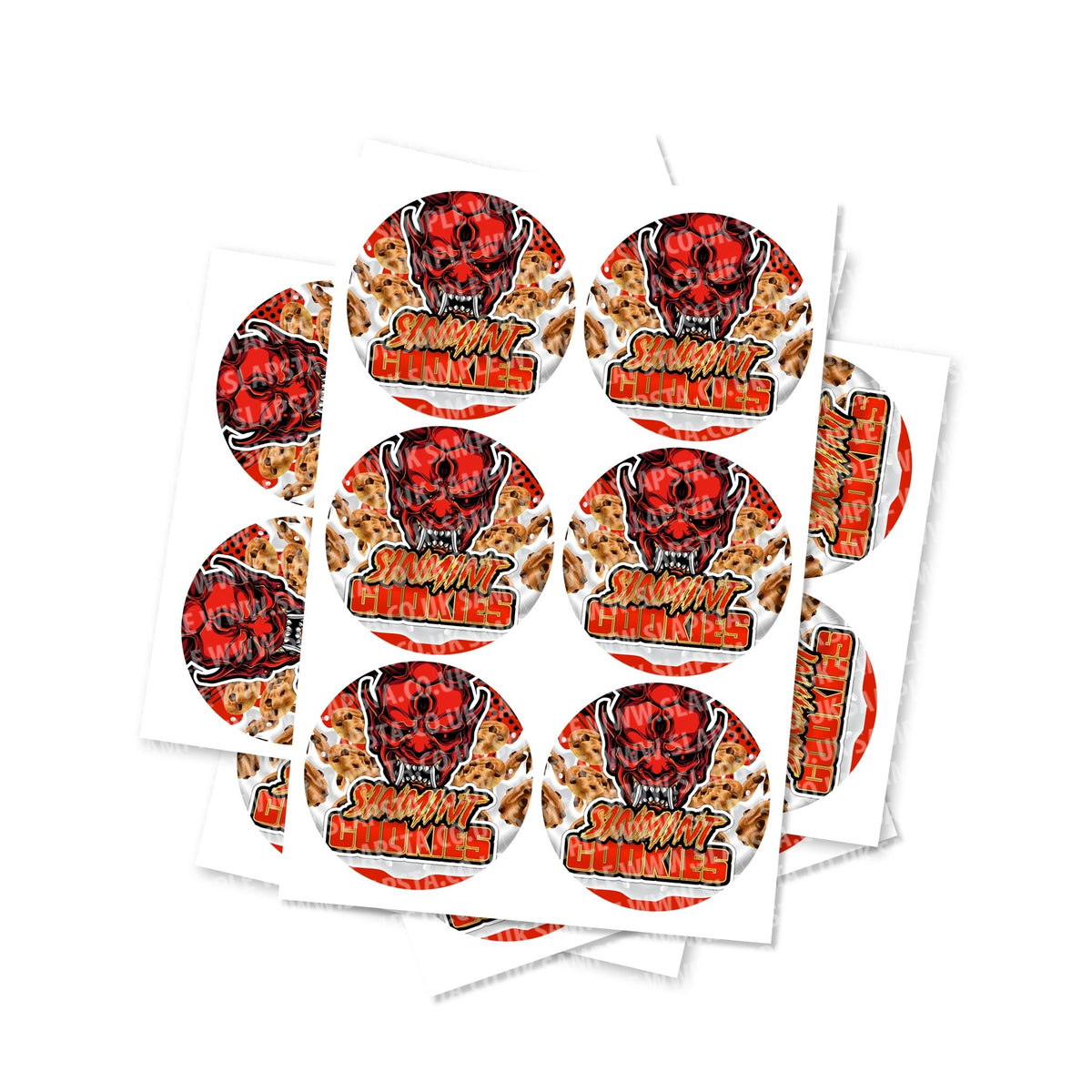 SLAPSTA - Sin Mint Cookies Circular Stickers