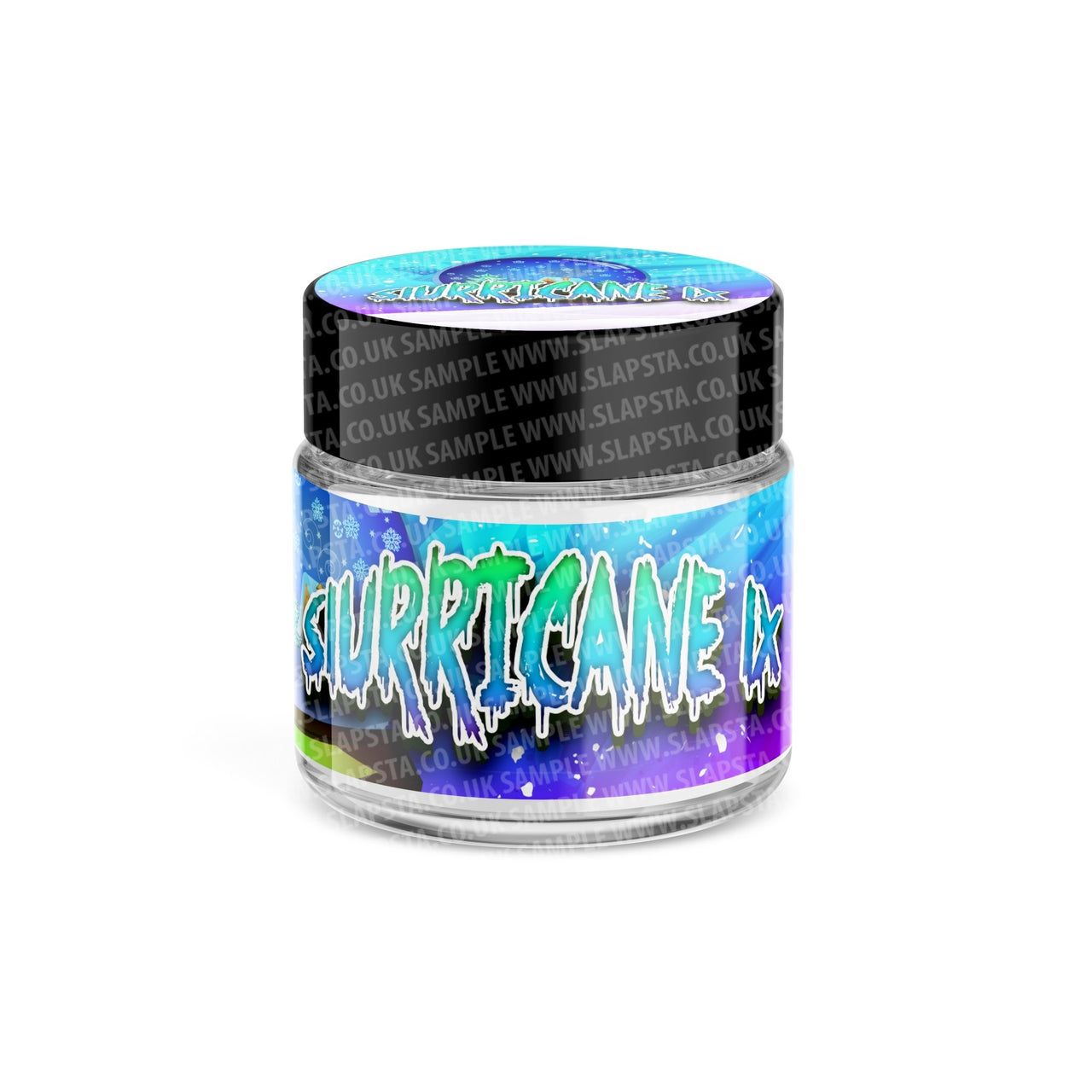 SLAPSTA - Slurricane Glass Jars Pre-Labeled