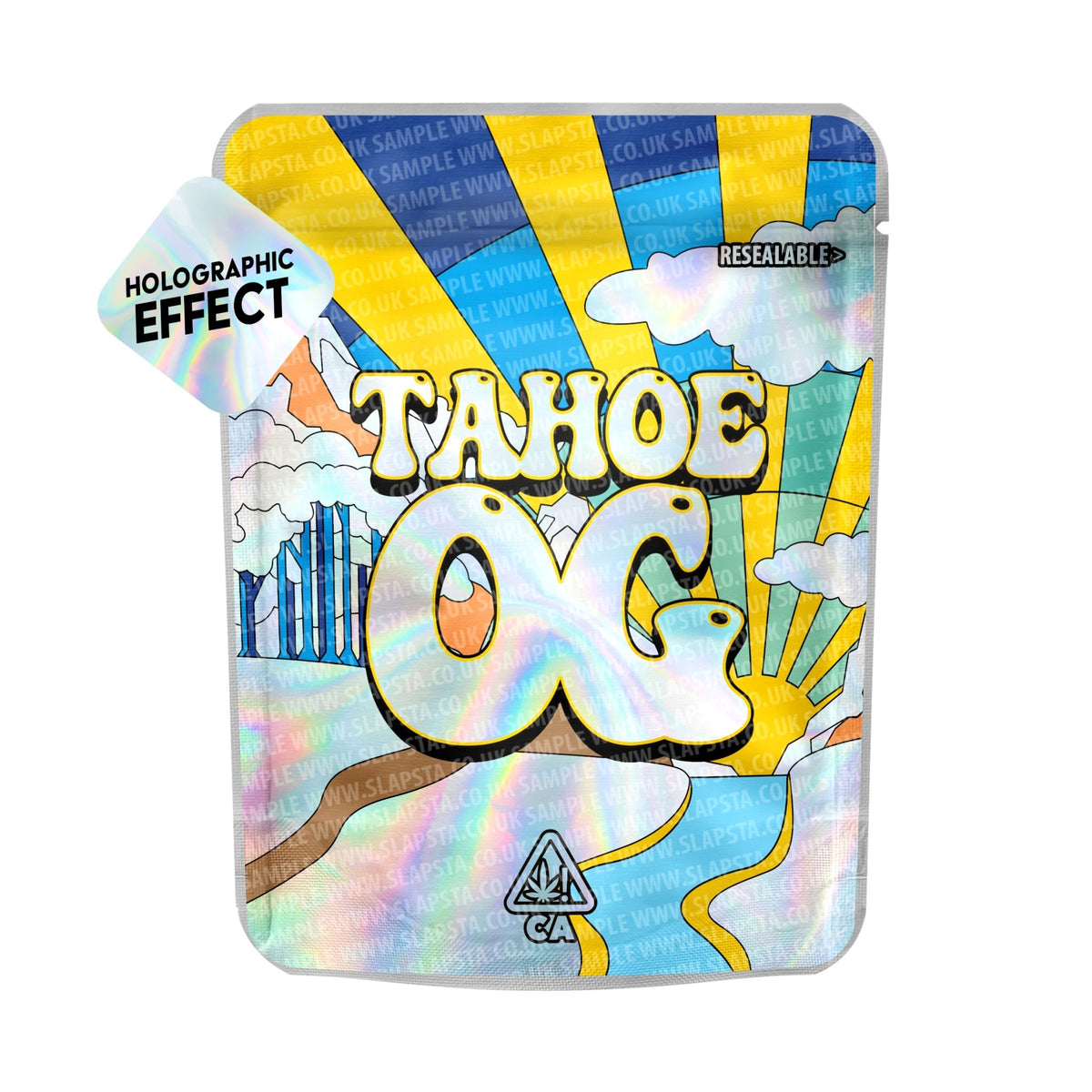 Tahoe OG Holographic Prism Mylar Bags | SLAPSTA