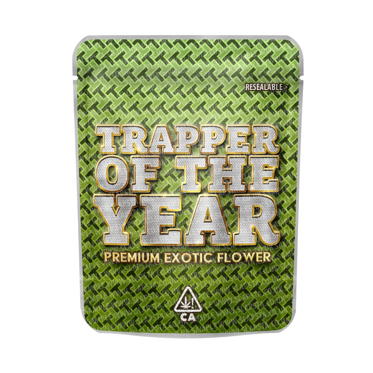 SLAPSTA - Trapper Of The Year Mylar Pouches Pre-Labeled