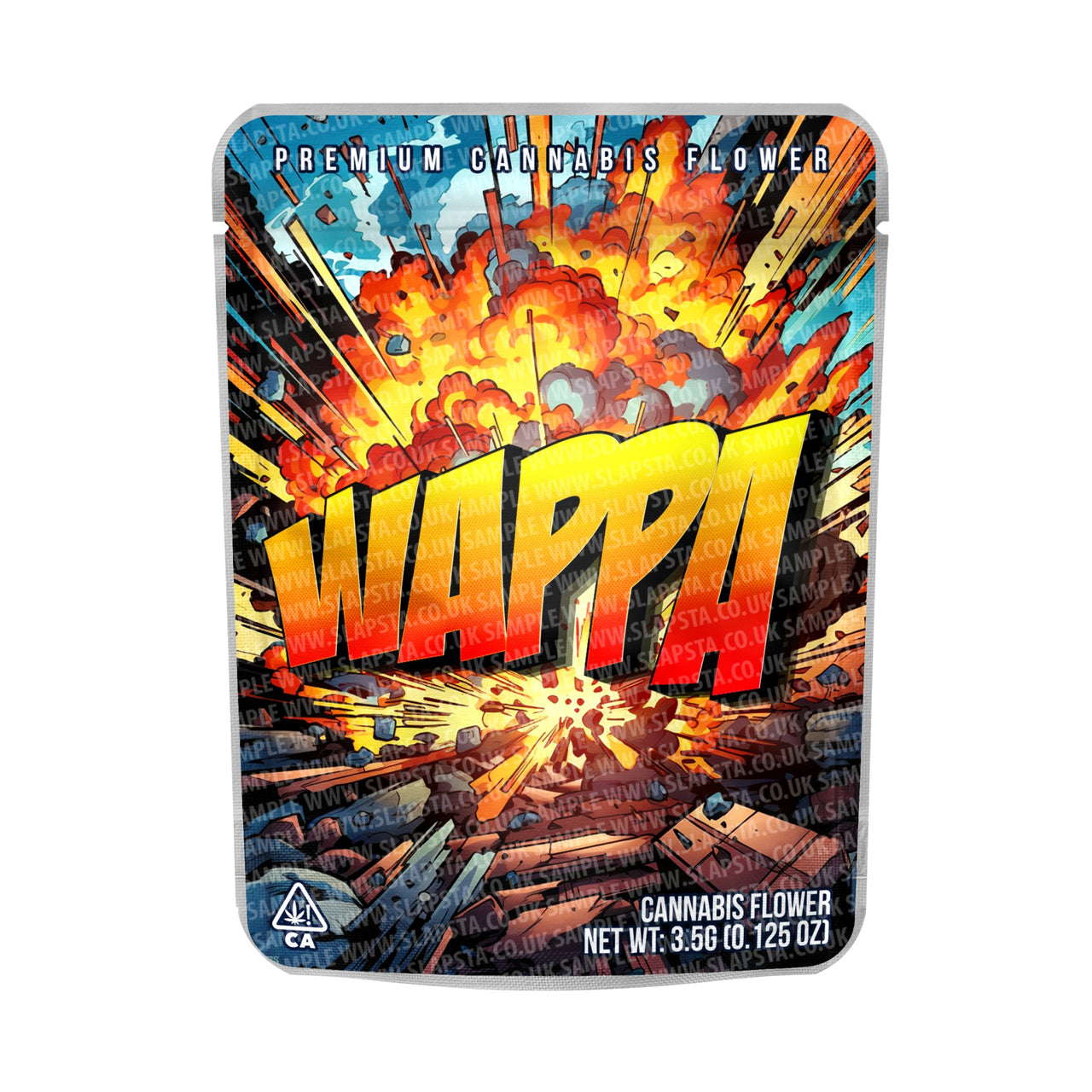 SLAPSTA - Wappa Mylar Pouches Pre-Labeled