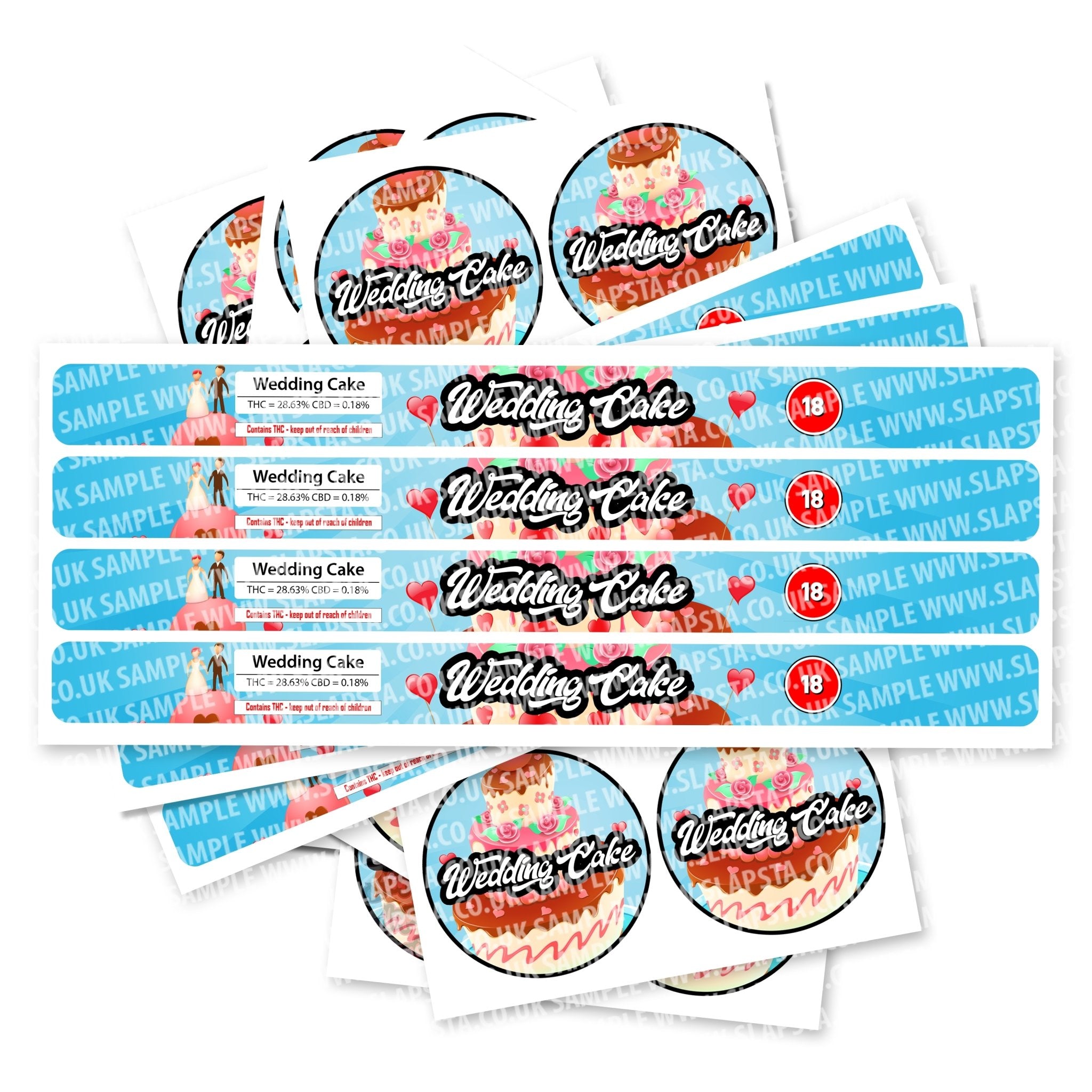 Wedding cake strain labels 60 photos - Vianawedding.com
