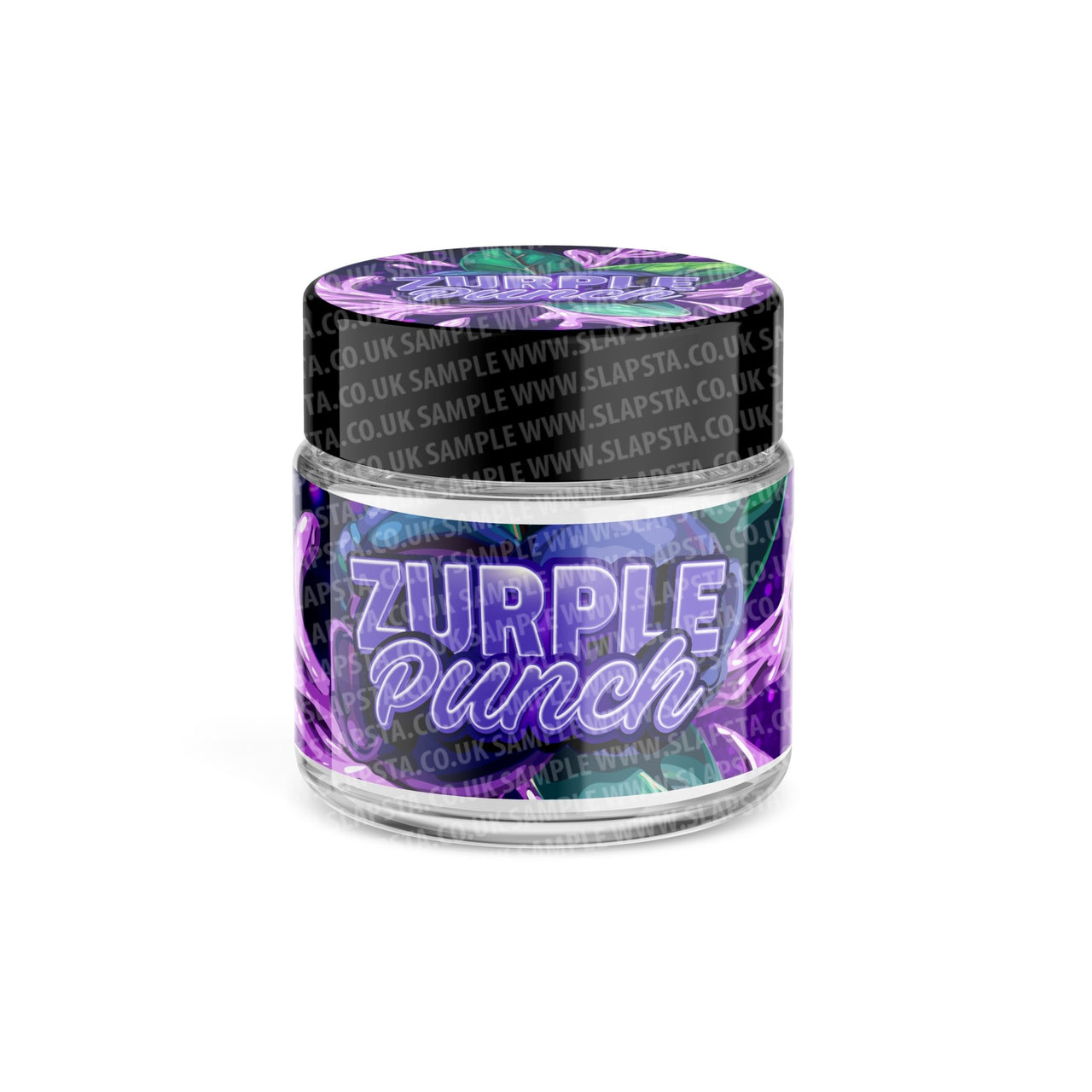 SLAPSTA - Zurple Punch Glass Jars Pre-Labeled